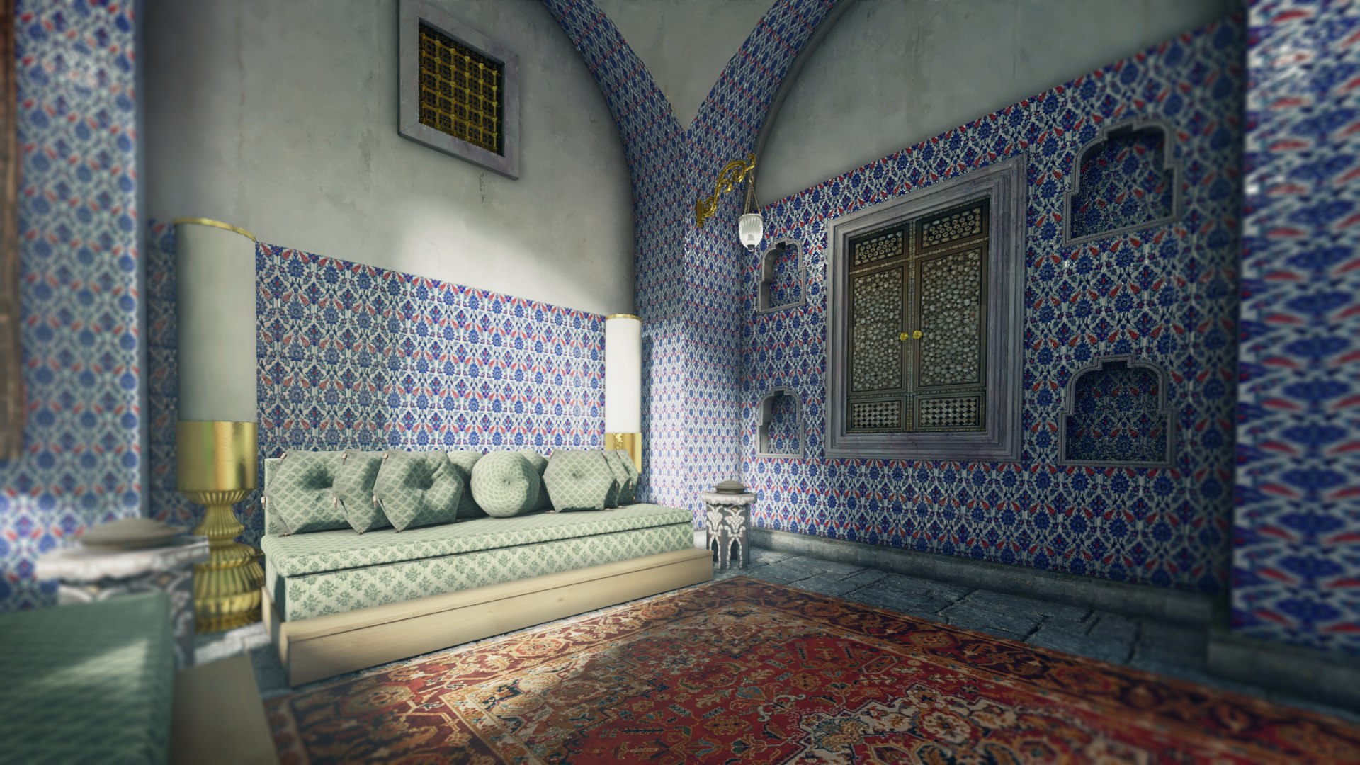 3D Ottoman Palace Room Model - TurboSquid 2184431