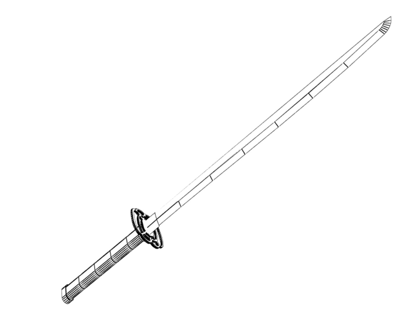 Free Katana 3d Model