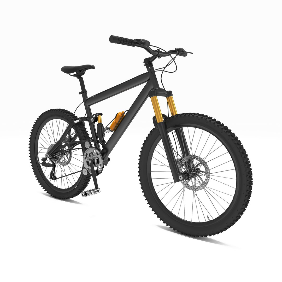 3D Bicycle Mountain Bike Road - TurboSquid 2248018