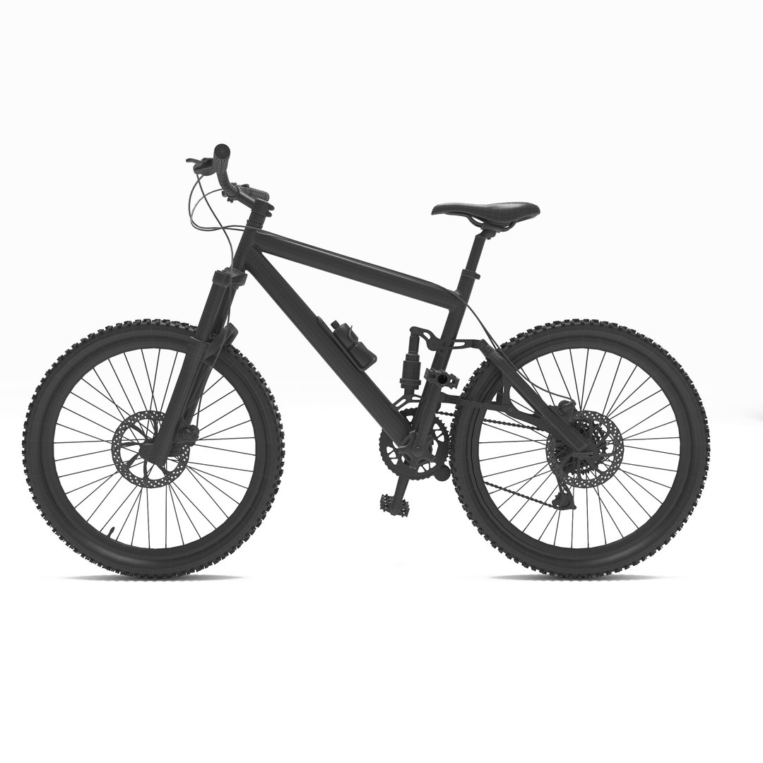 3D Bicycle Mountain Bike Road - TurboSquid 2248018