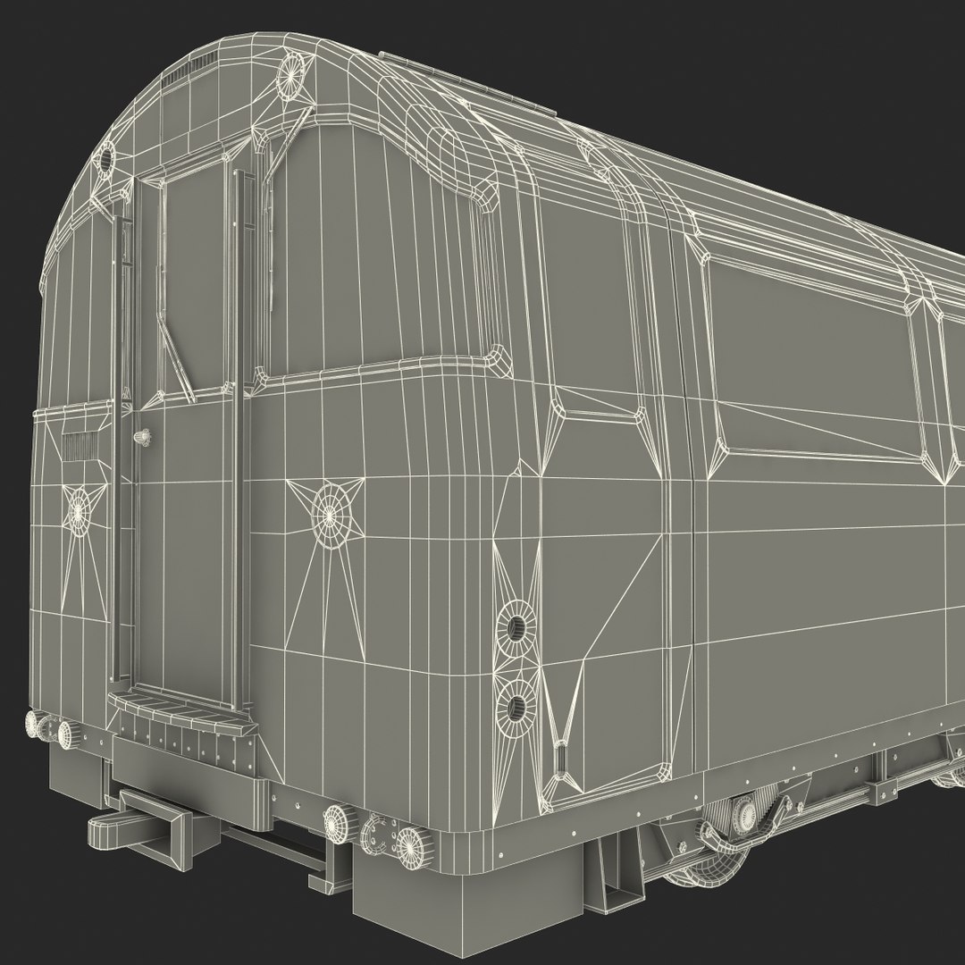 3d Obj Realistic London Underground Train