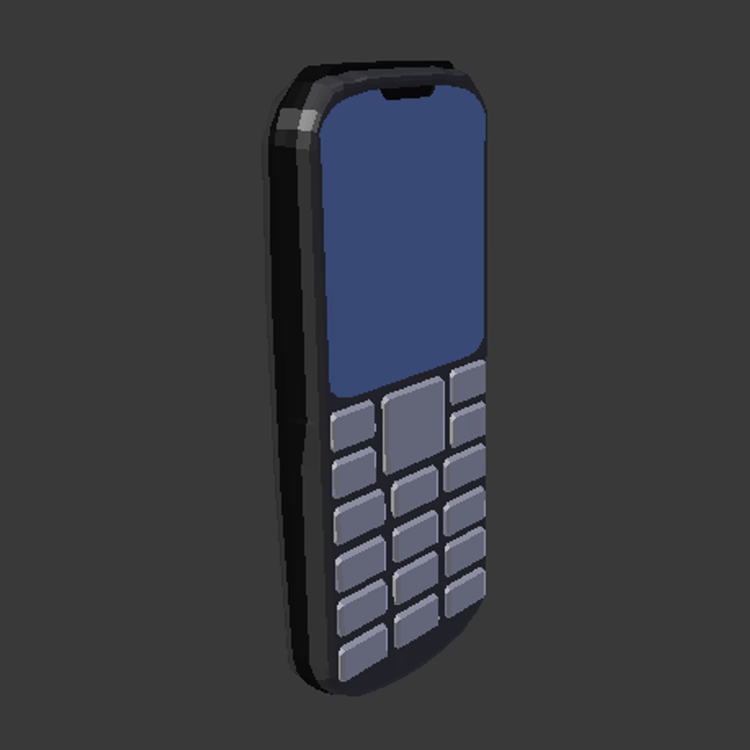 3D Simple Phone Model - TurboSquid 1474431