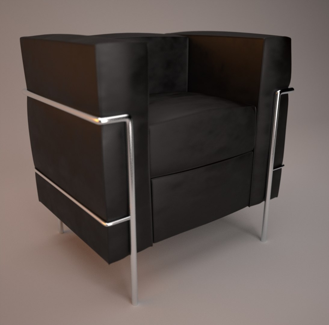 3d buffalo armchair