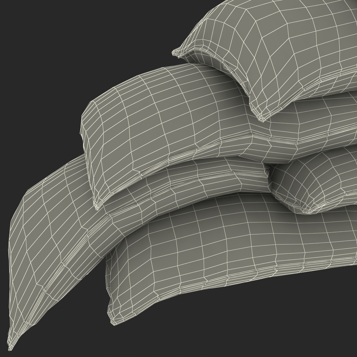 c4d sandbags barricade