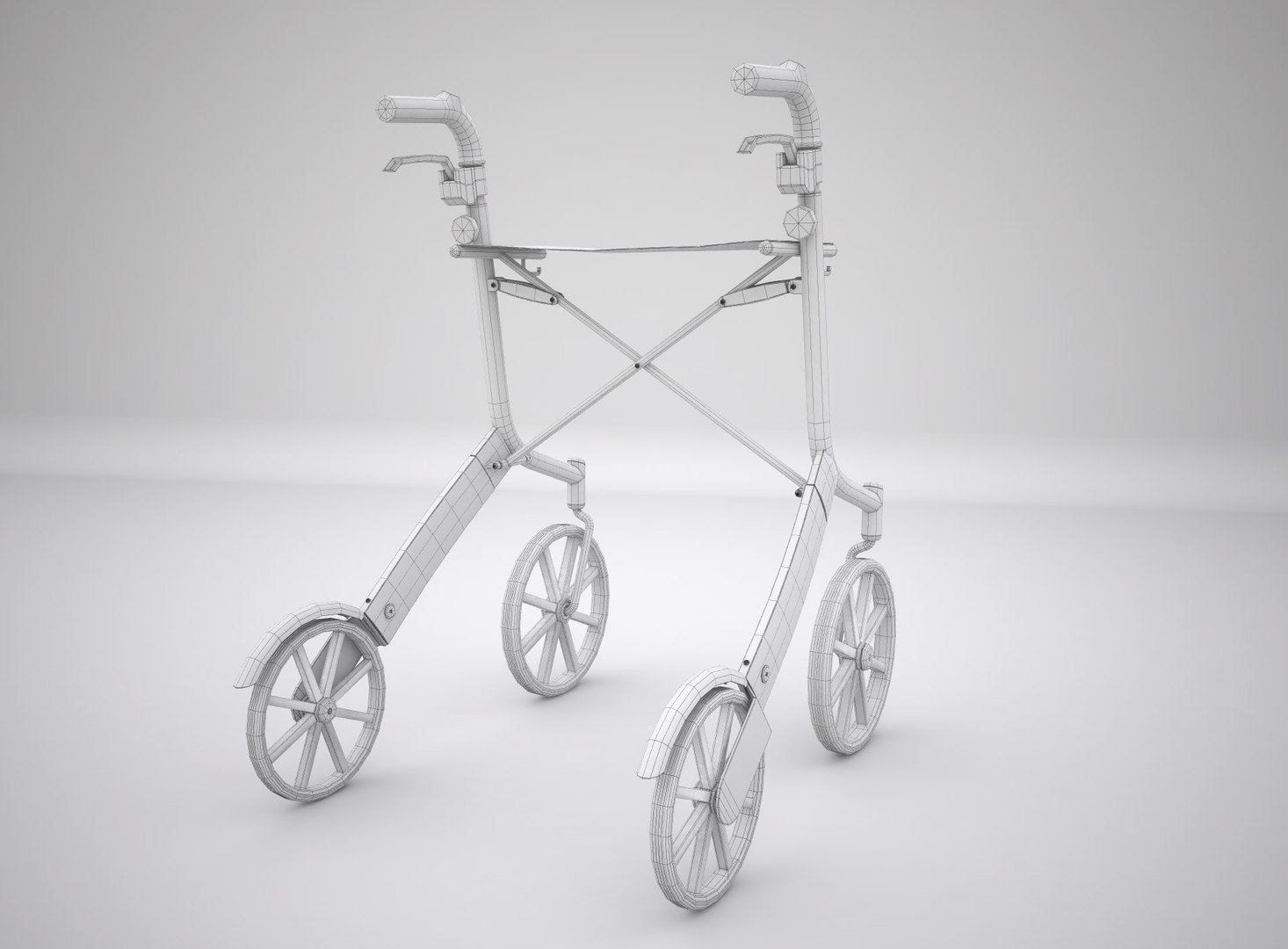 Walker rollator 3D model - TurboSquid 1215027
