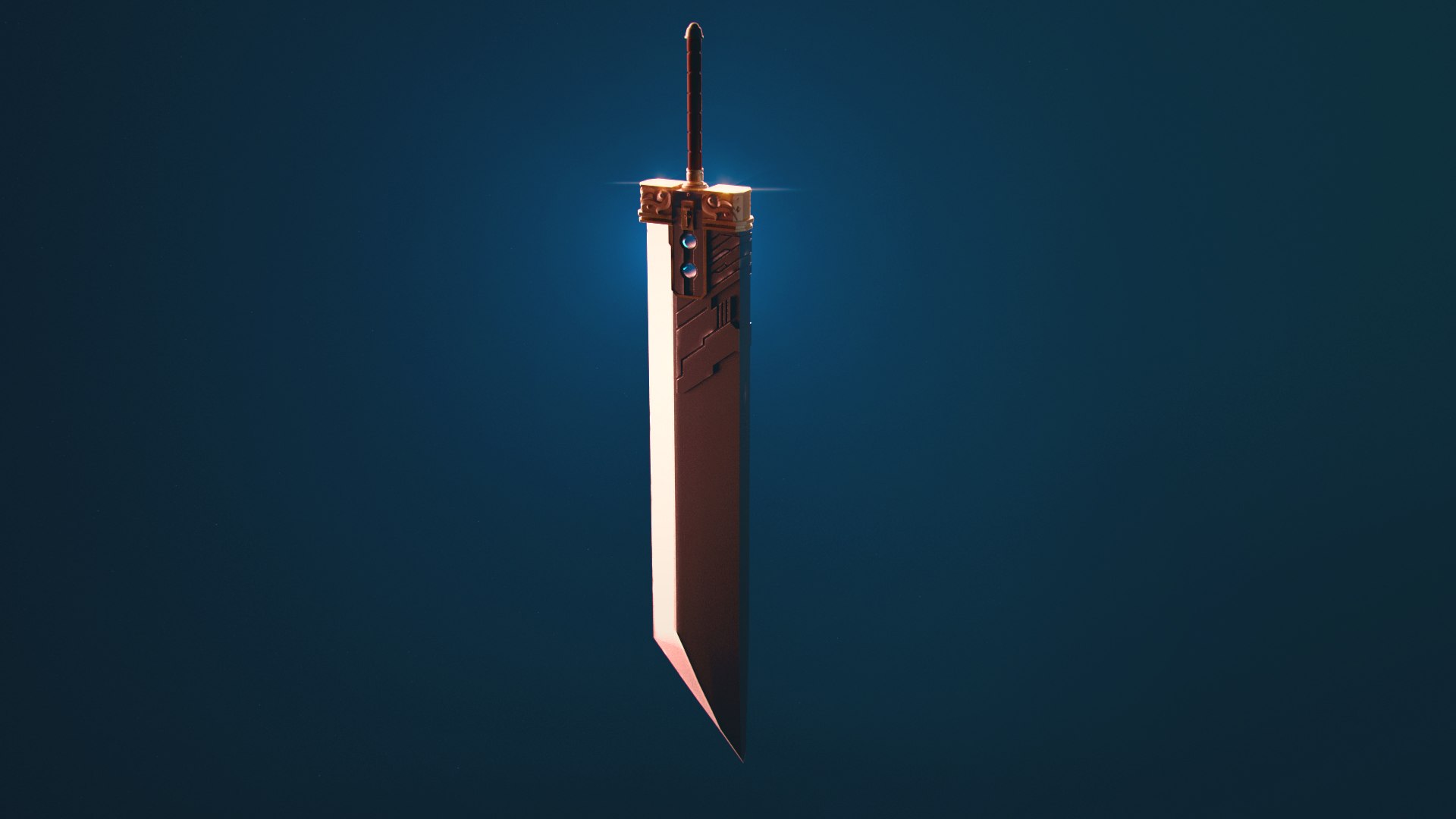 3D Final Fantasy 7 Buster Sword Model - TurboSquid 1361568