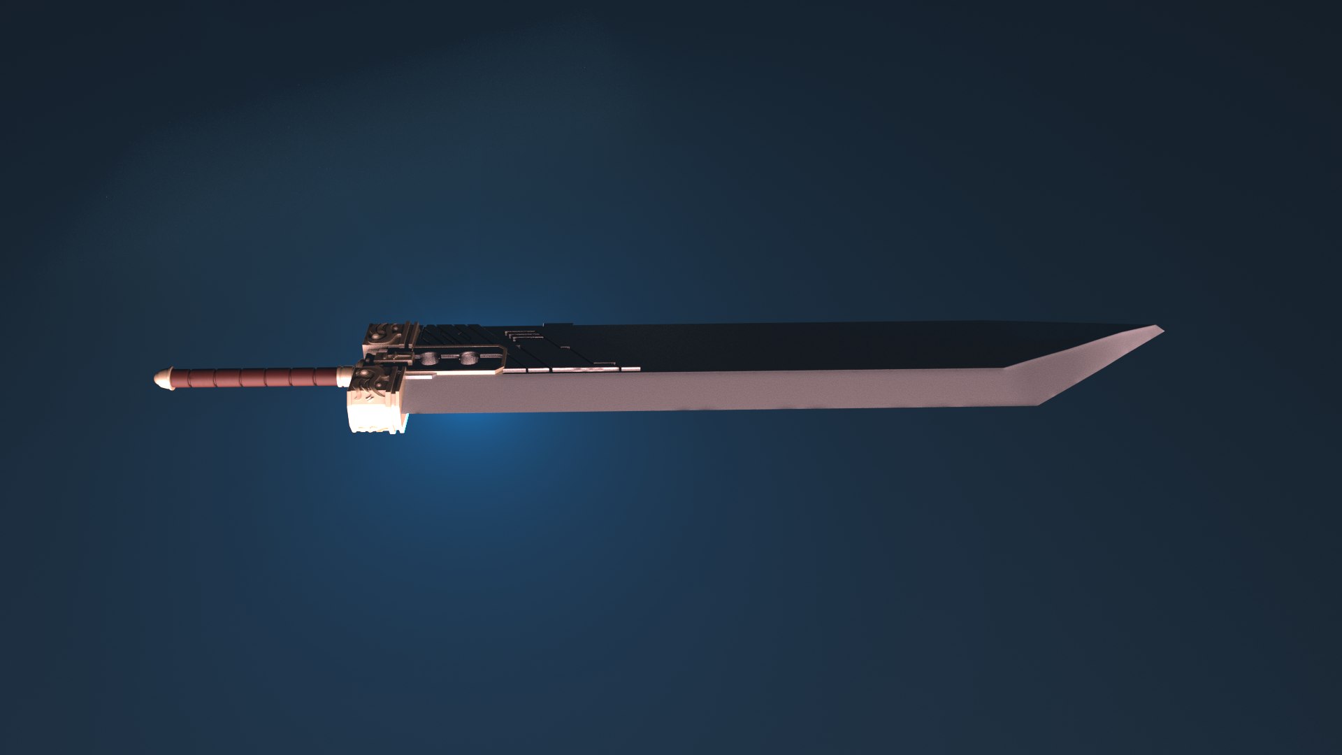 3D Final Fantasy 7 Buster Sword Model - TurboSquid 1361568