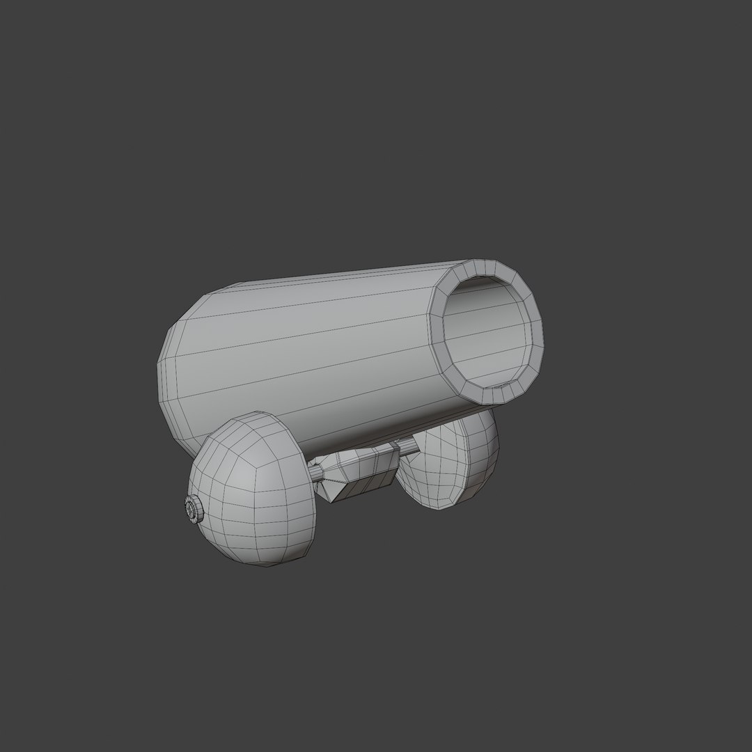 3D Stylized Cartoon Pirate Cannon - TurboSquid 1801841