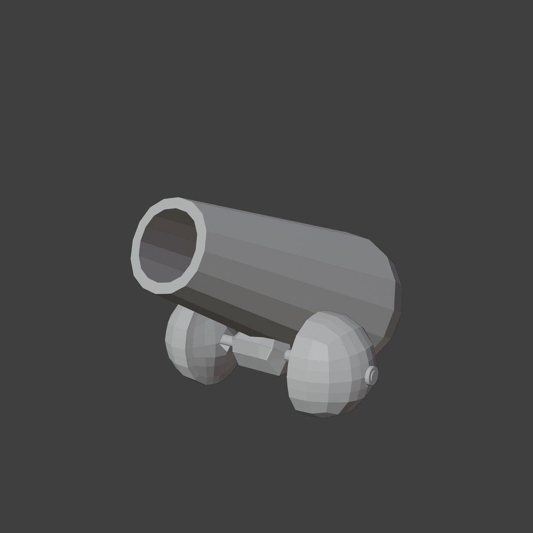 3D Stylized Cartoon Pirate Cannon - TurboSquid 1801841