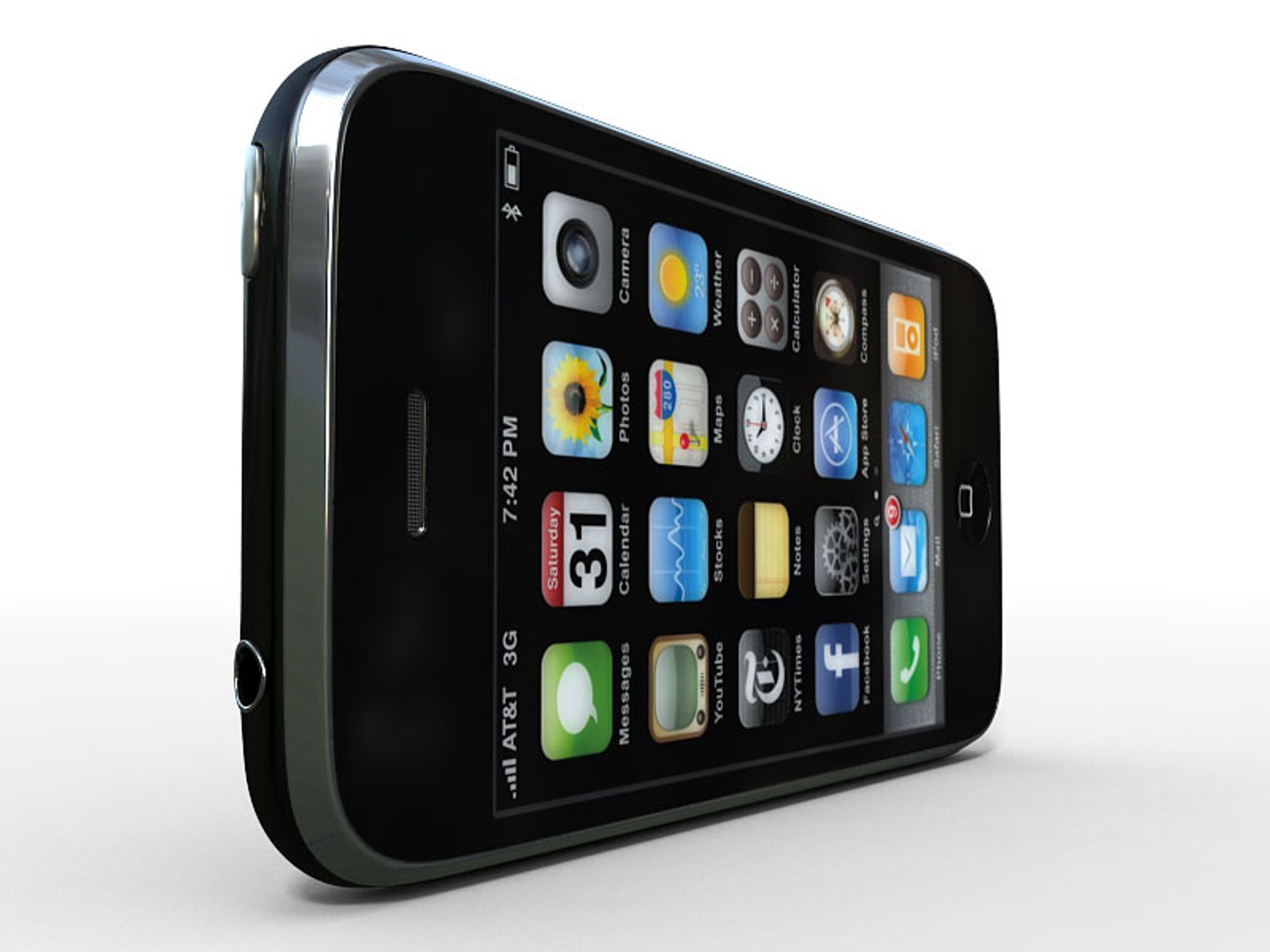 3d model iphone 3g