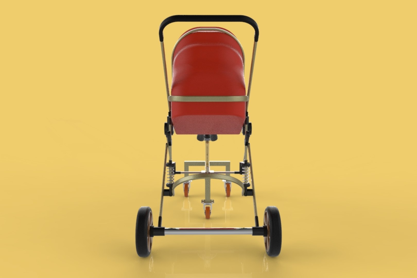 STROLLER BABY INFANT TRIKE TROLLEY DRIVER TRAVEL Model - TurboSquid 1824184