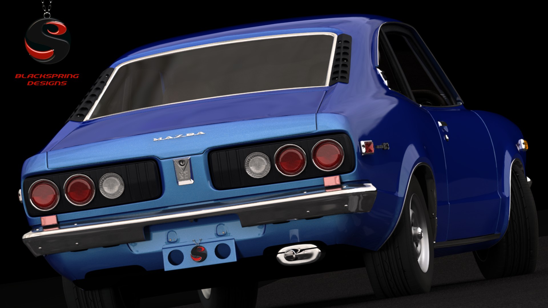 Mazda Rx-3 1973 3d Max