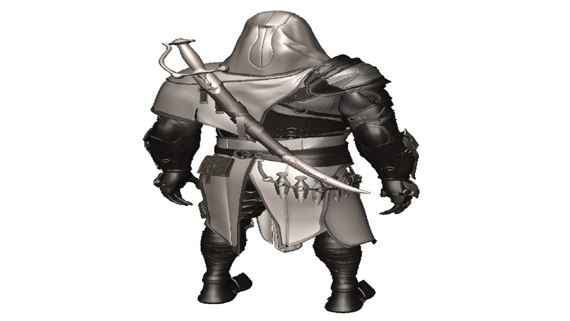 Man Assassin Fighter 3D Model - TurboSquid 2114492