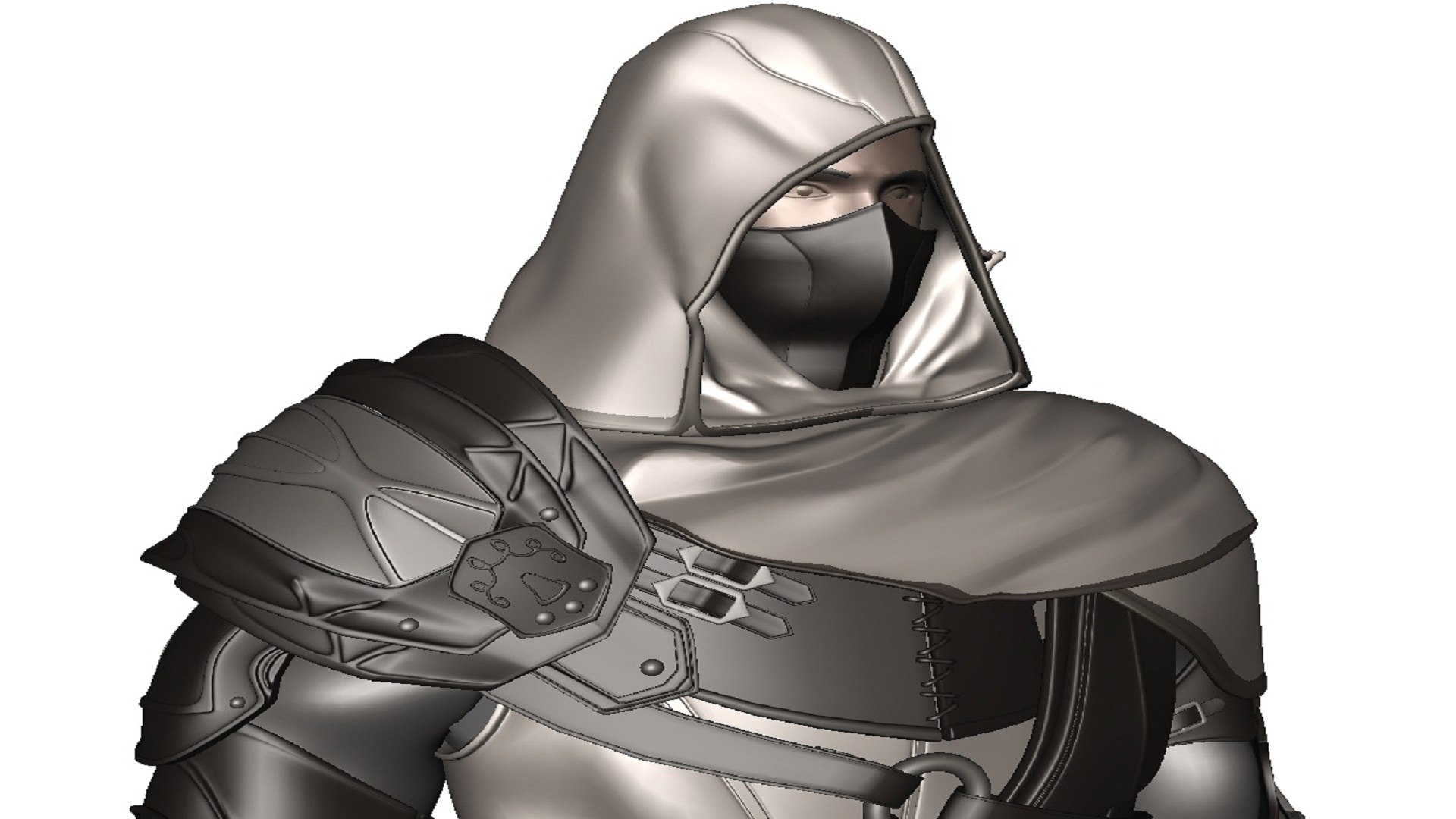 Man Assassin Fighter 3D Model - TurboSquid 2114492