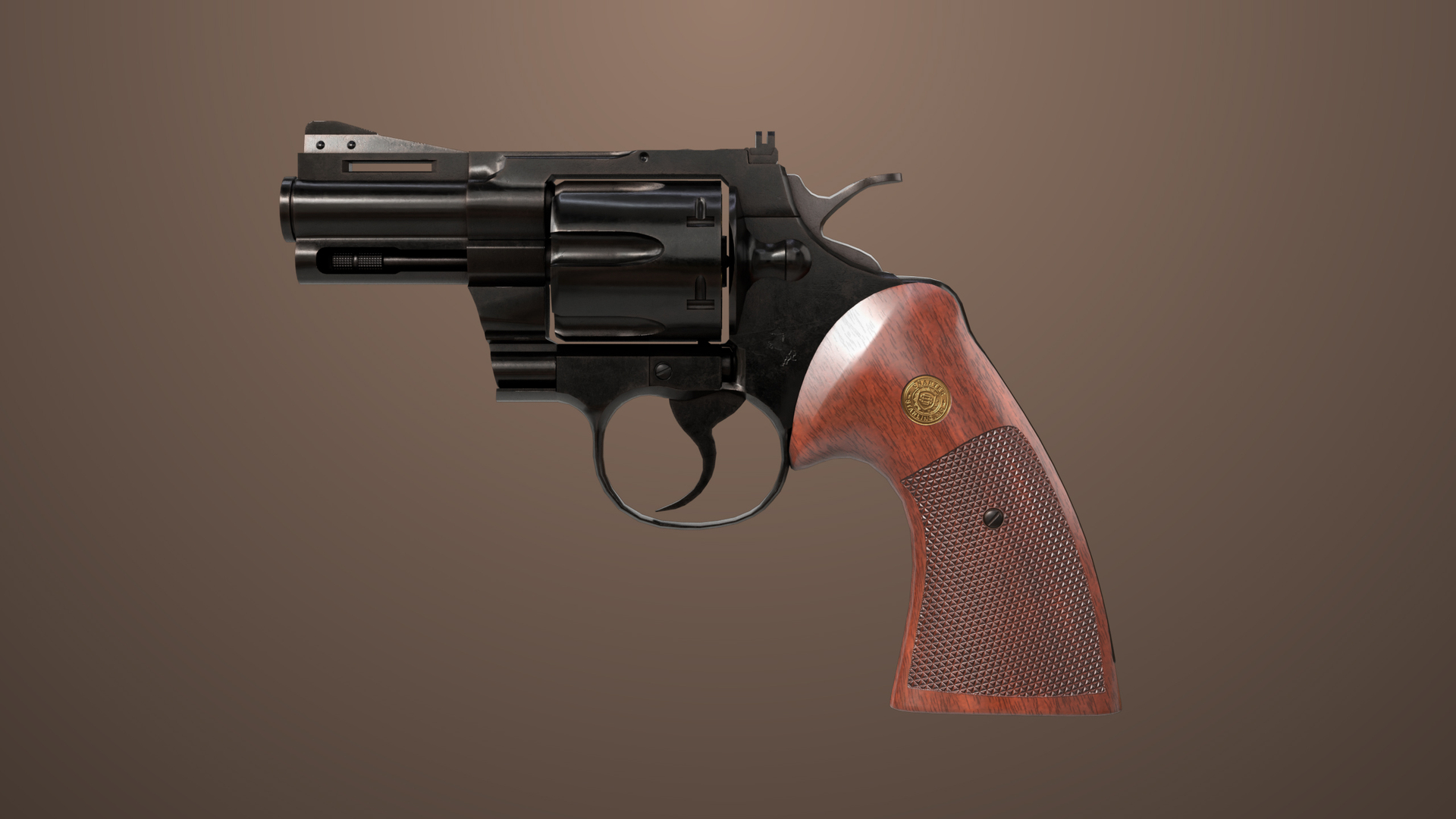 3D Revolver 05 Small Black All PBR Unity UE Textures - TurboSquid 2183835
