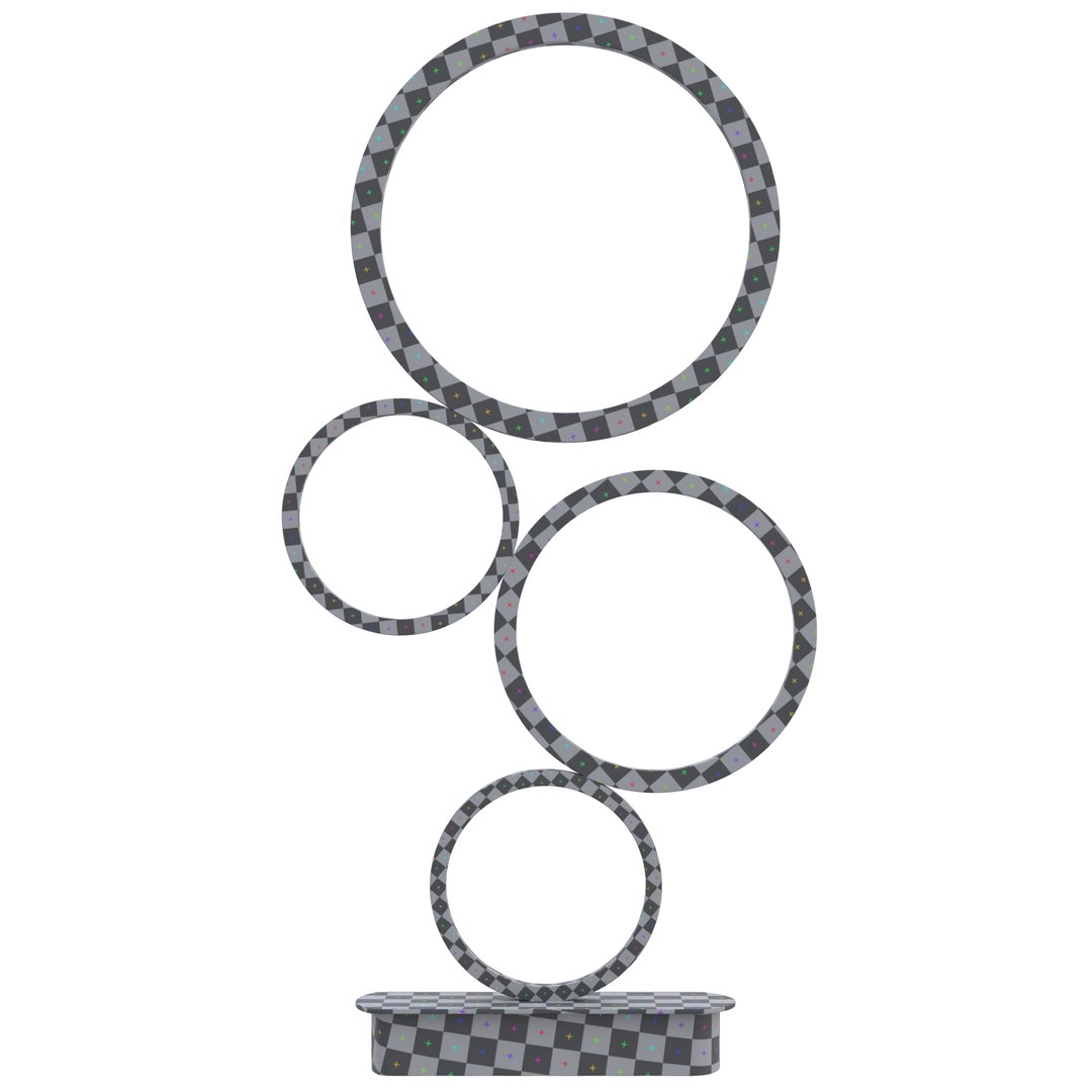 3D Modern Round Lamp Model - TurboSquid 2181286