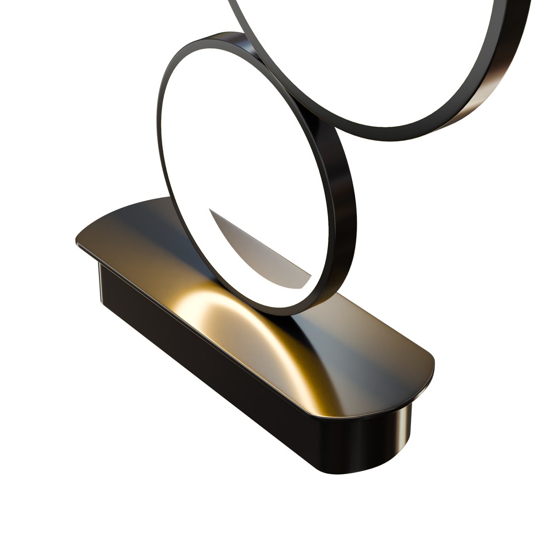 3D Modern Round Lamp Model - TurboSquid 2181286