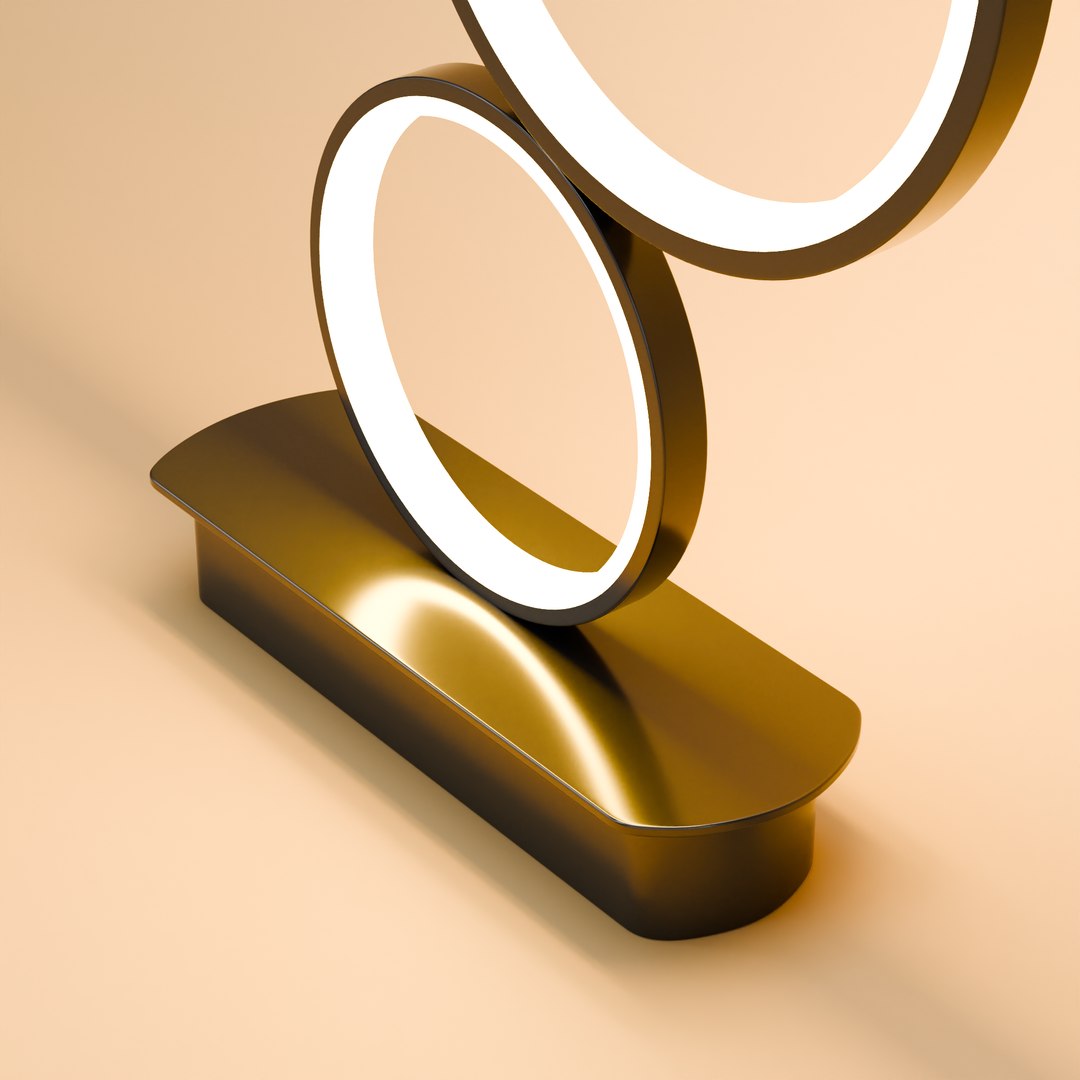 3D Modern Round Lamp Model - TurboSquid 2181286