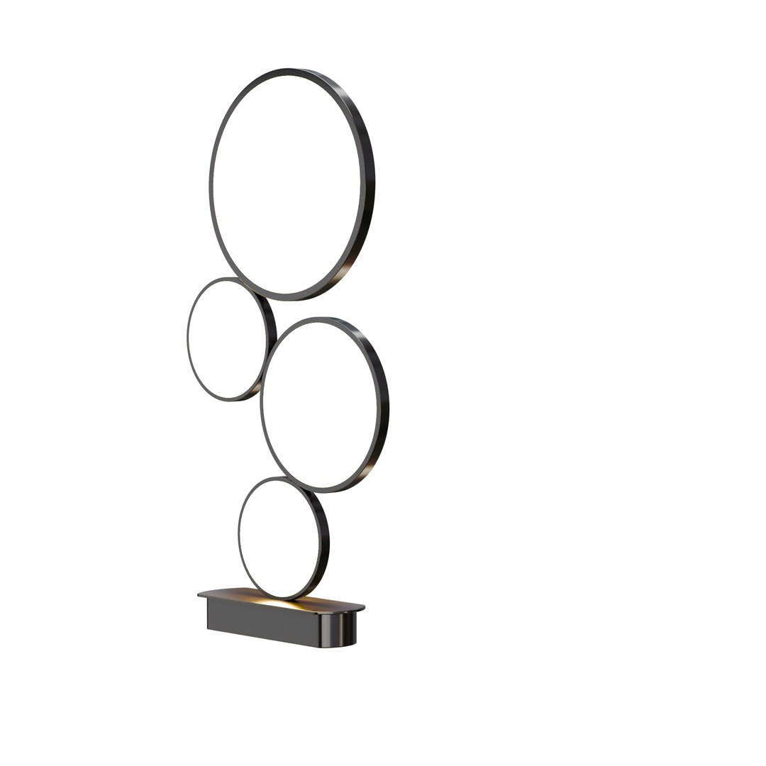 3D Modern Round Lamp model - TurboSquid 2181286