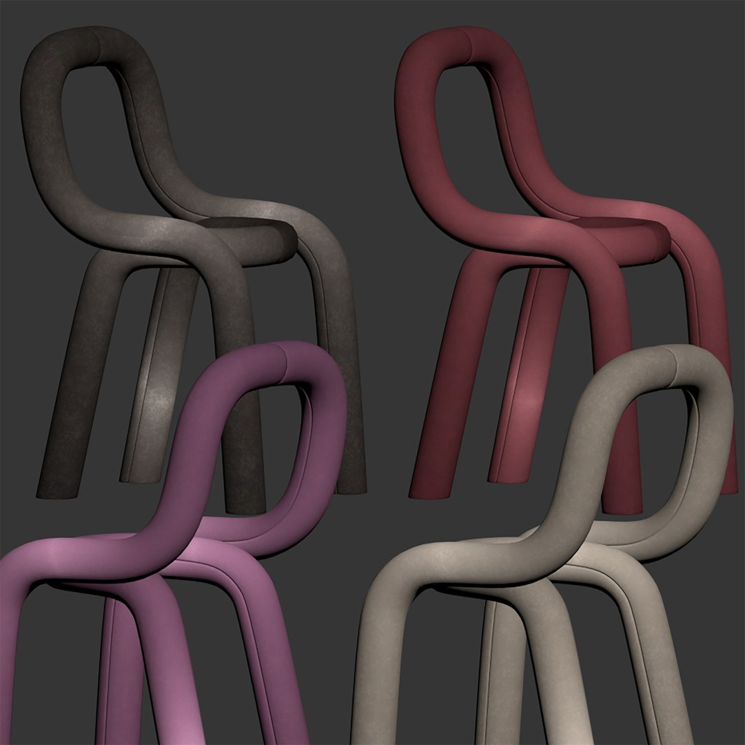 BOLD Chair By Moustache 3D Model - TurboSquid 1881715