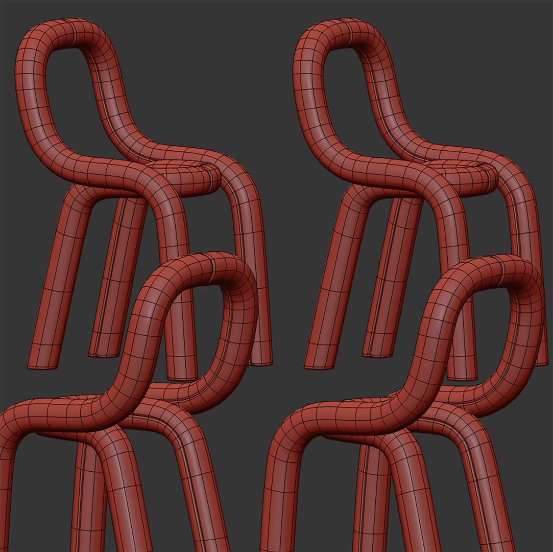 BOLD Chair By Moustache 3D Model - TurboSquid 1881715