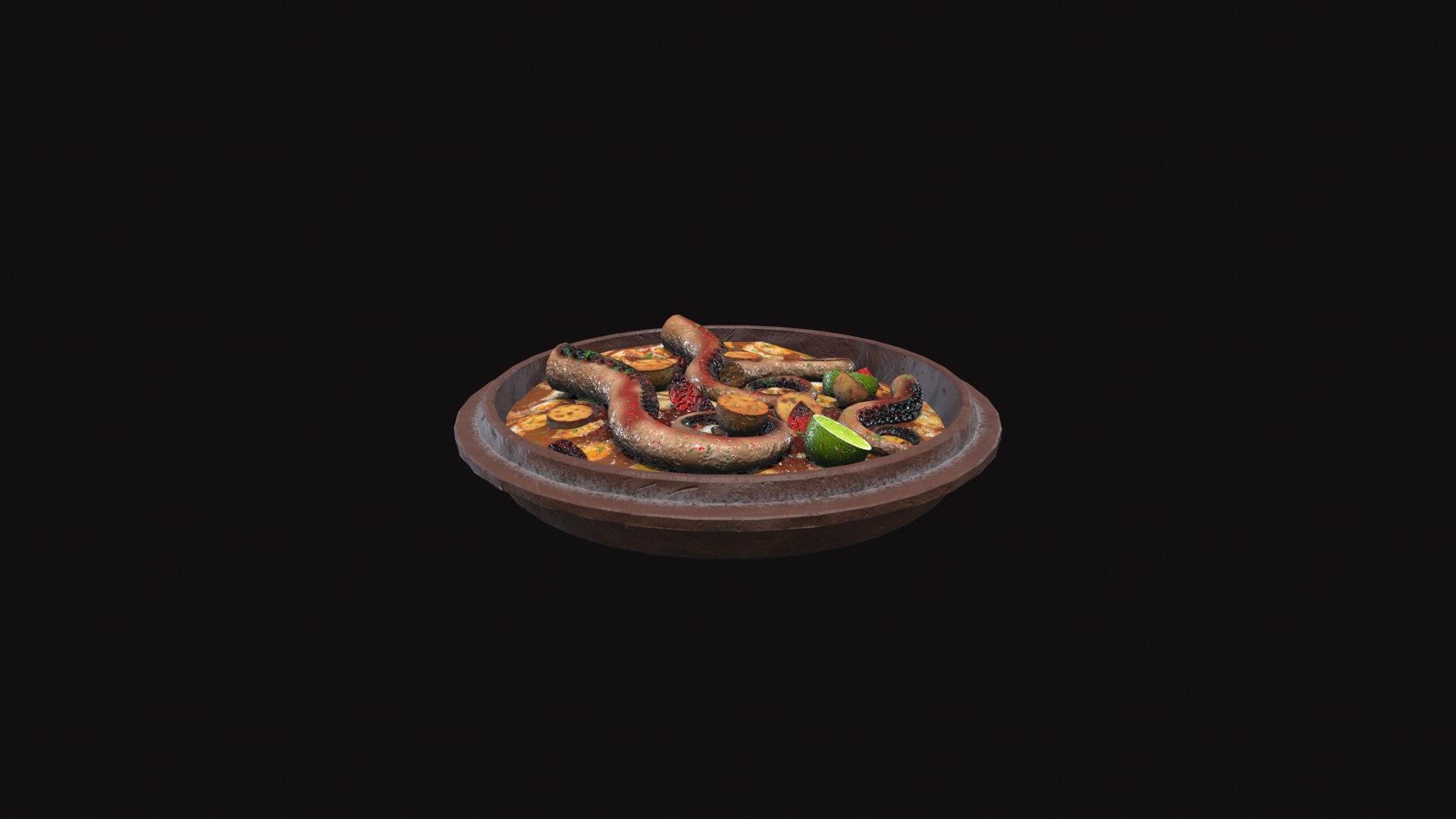 Medieval Octopus Dish 3D Model - TurboSquid 2323125