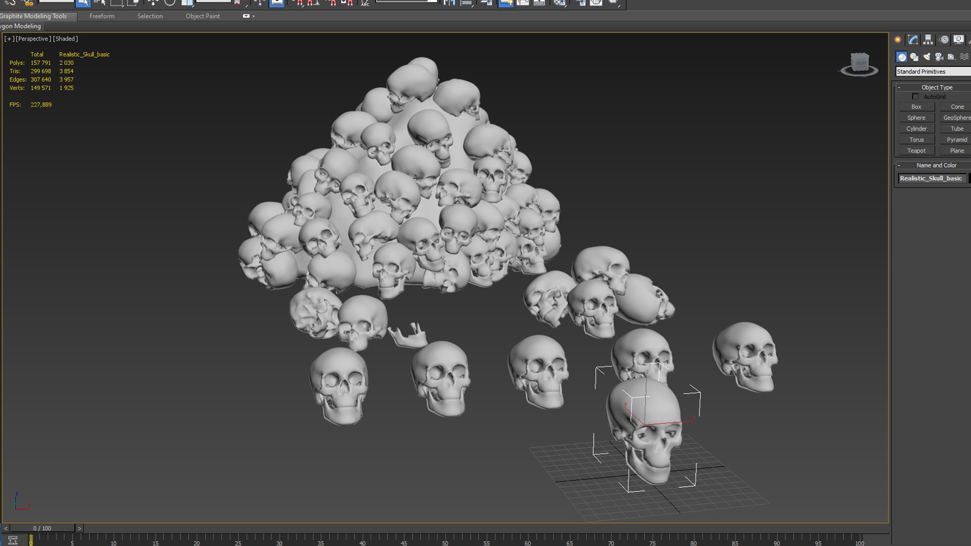 Human Realistic Skulls Lowpoly Set Model - TurboSquid 1770422