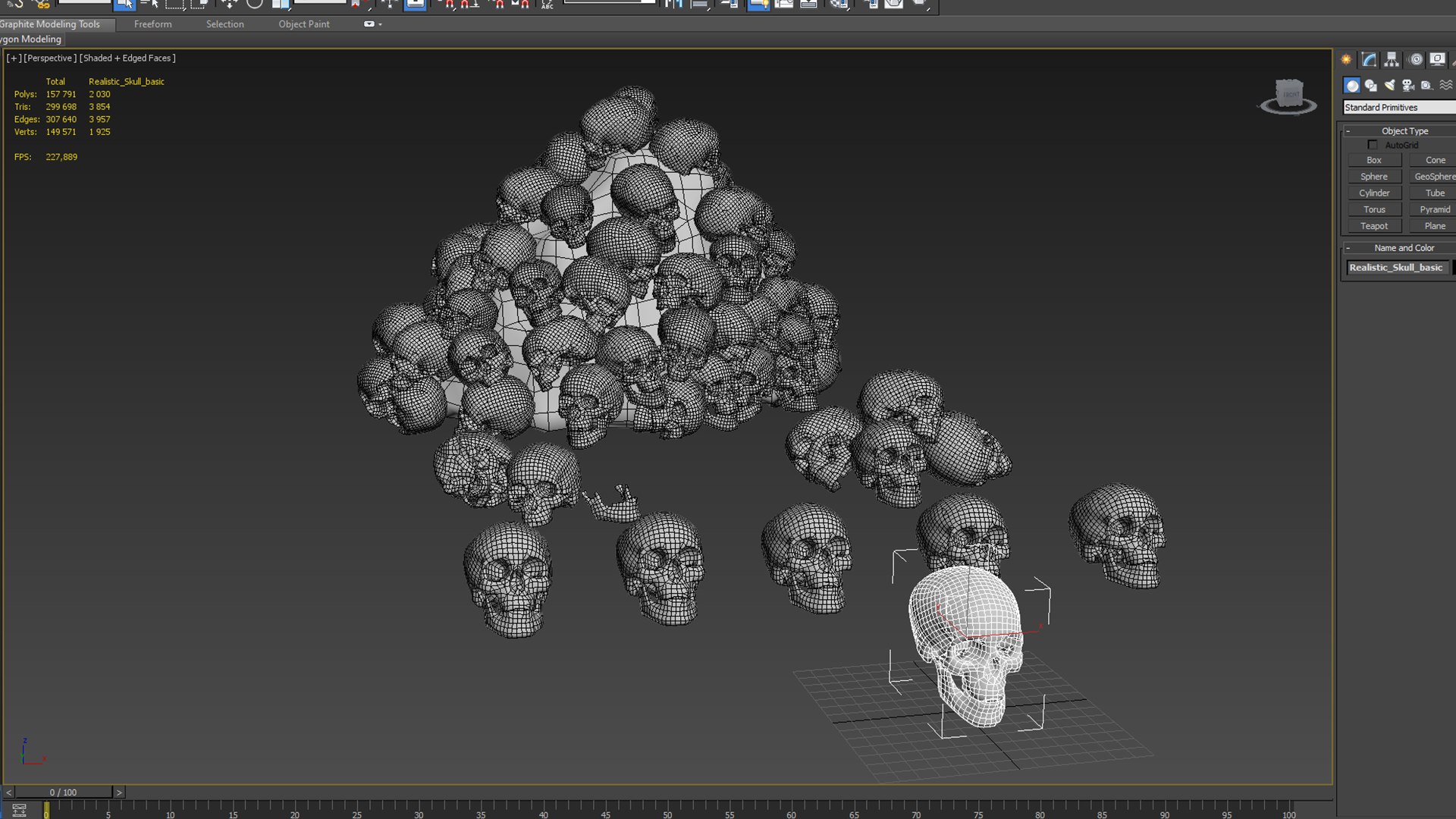 Human Realistic Skulls Lowpoly Set Model - TurboSquid 1770422