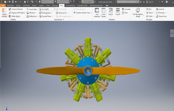 modelo 3d Radial engine 3D model - TurboSquid 1993169