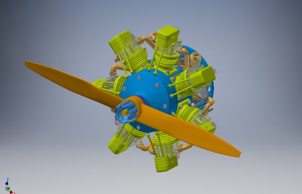 modelo 3d Radial engine 3D model - TurboSquid 1993169