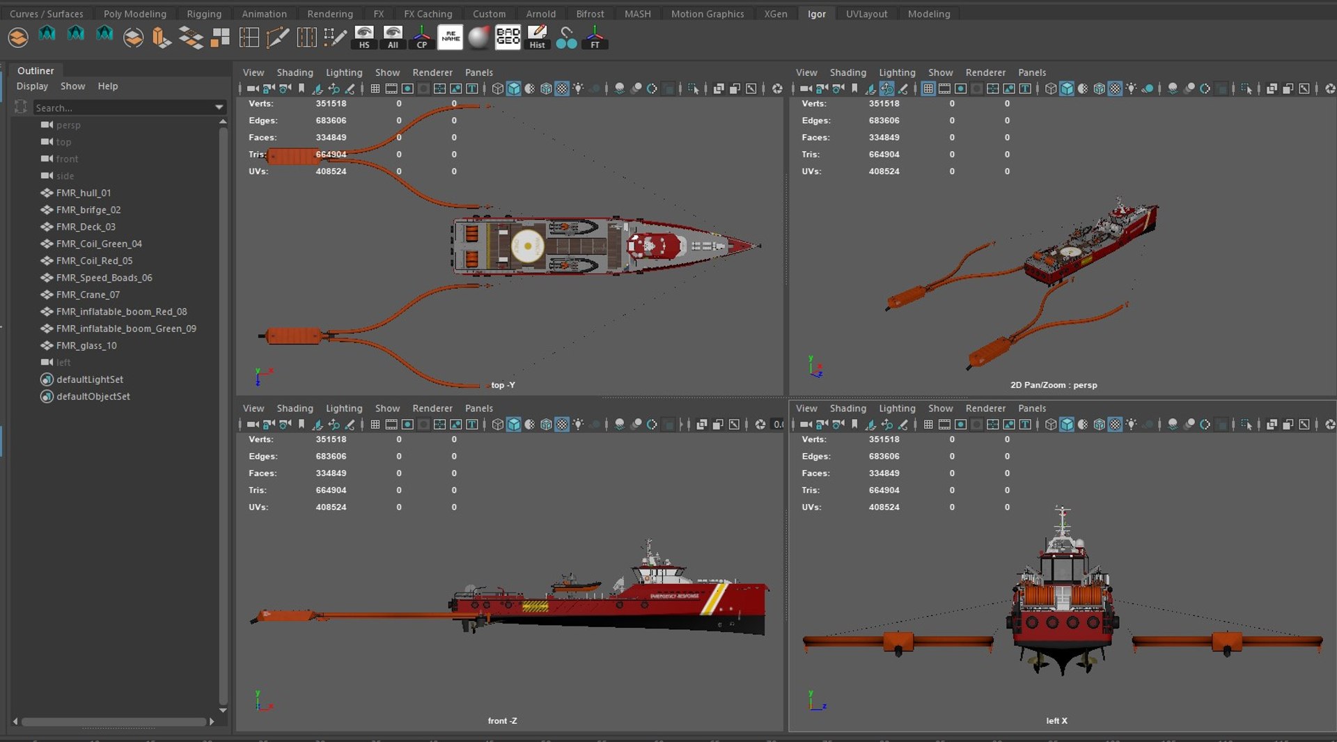 FAST EMERGENCY RESPONSE VESSEL 3D model - TurboSquid 1723849