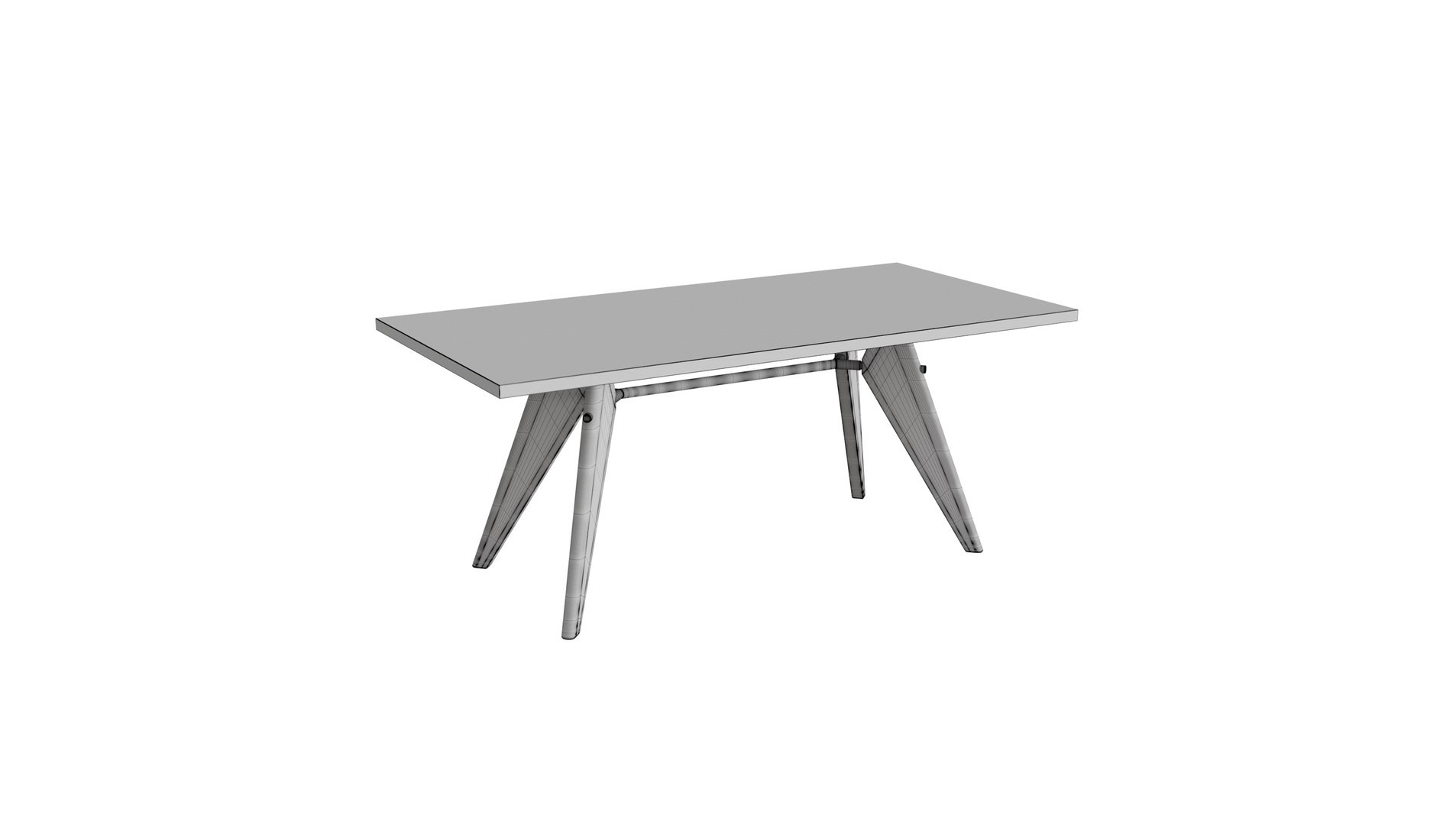 3D EM Table Model - TurboSquid 1942654