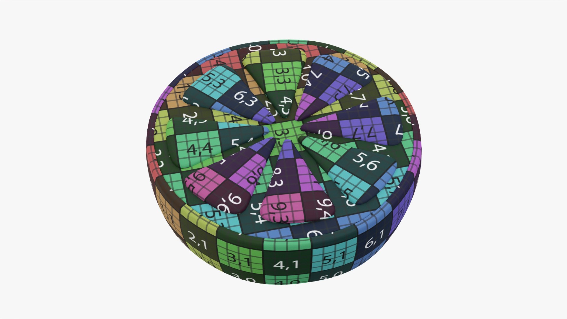 Stylized orange slice model - TurboSquid 1733094