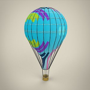 Low Poly Hot Air Balloon 3D Models For Download | TurboSquid