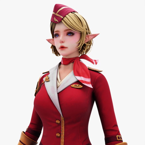 HOSTESS ELF EXCLUSIVA Modelo 3D - TurboSquid 2090685