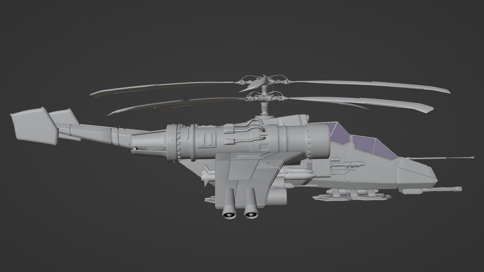 Sci-Fi Helicopter Aircraft 3D Model 3D - TurboSquid 2122604
