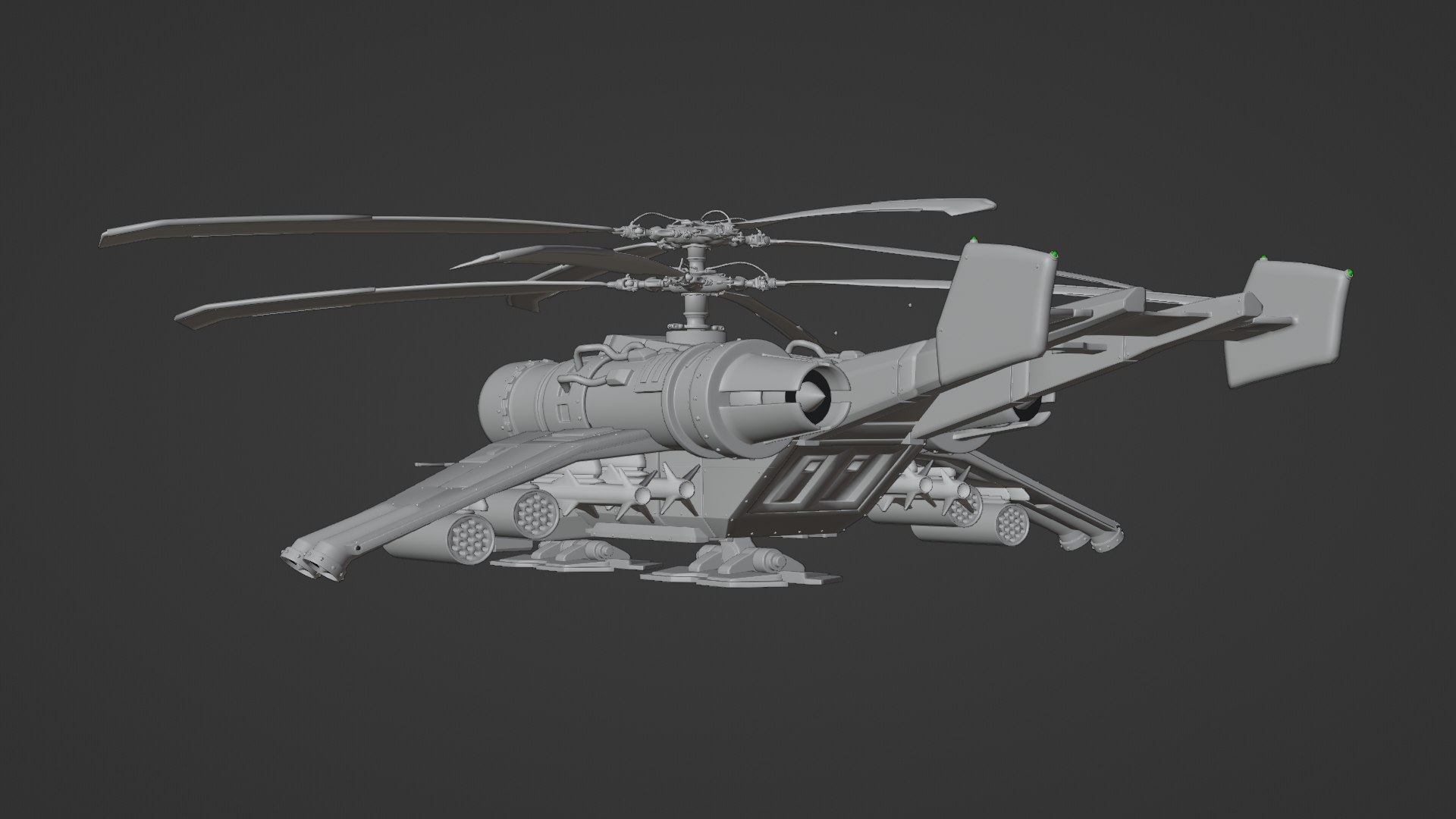 Sci-Fi Helicopter Aircraft 3D Model 3D - TurboSquid 2122604