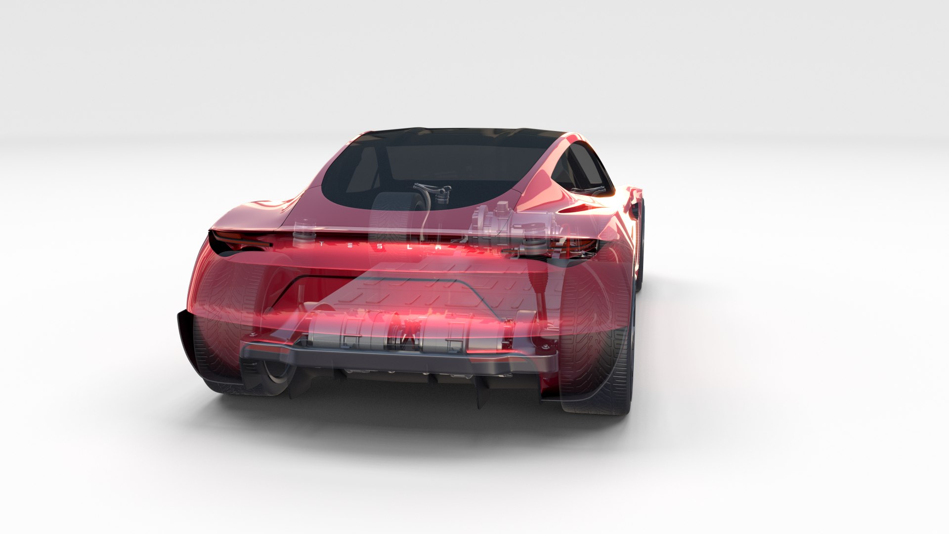 3D tesla roadster chassis - TurboSquid 1566107
