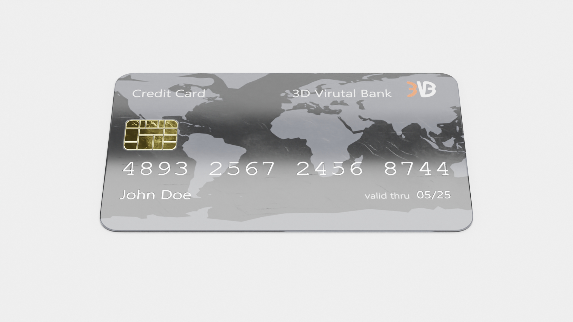 Credit Card Model - TurboSquid 1571987