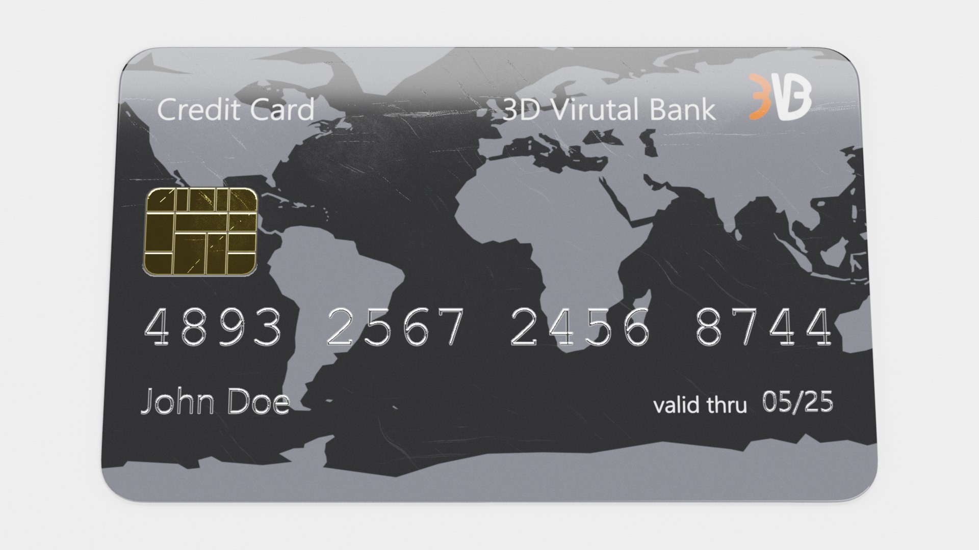 Credit Card Model - TurboSquid 1571987