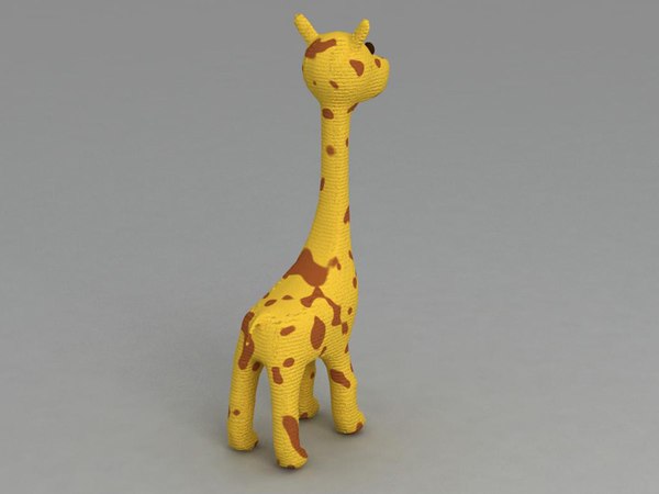 giraffe toy 3d model