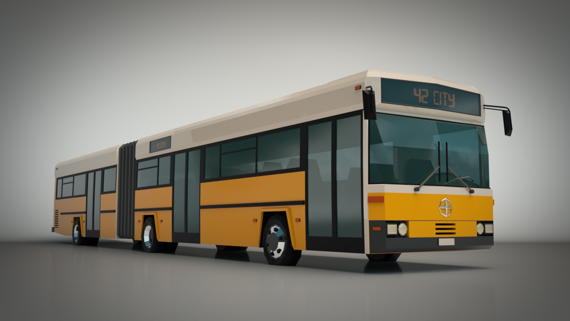Bus City B Model - TurboSquid 1424014