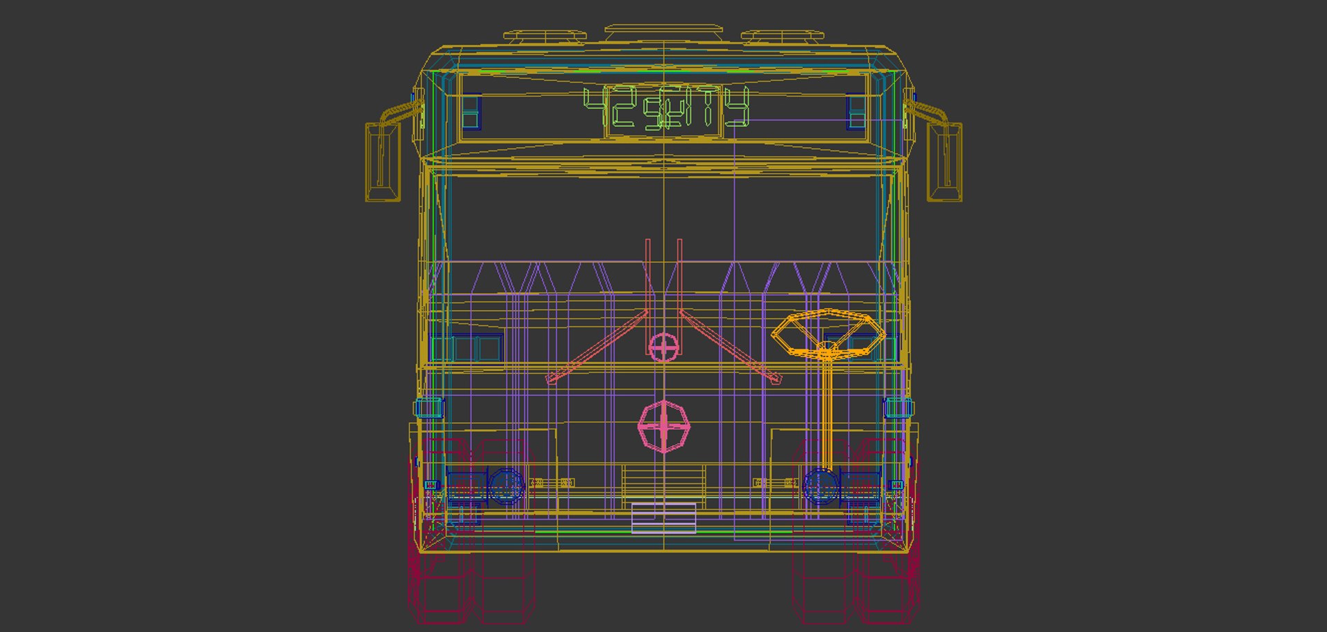 Bus City B Model - TurboSquid 1424014