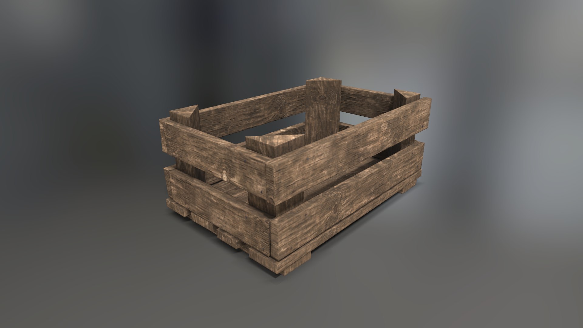 Wooden Crate V2 Model - TurboSquid 1891224