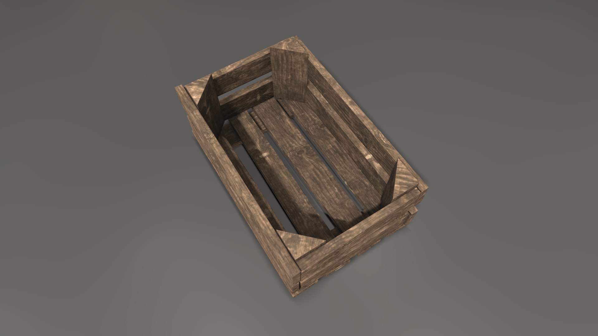 Wooden Crate V2 Model - TurboSquid 1891224