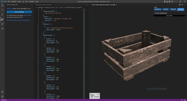 Wooden Crate V2 model - TurboSquid 1891224