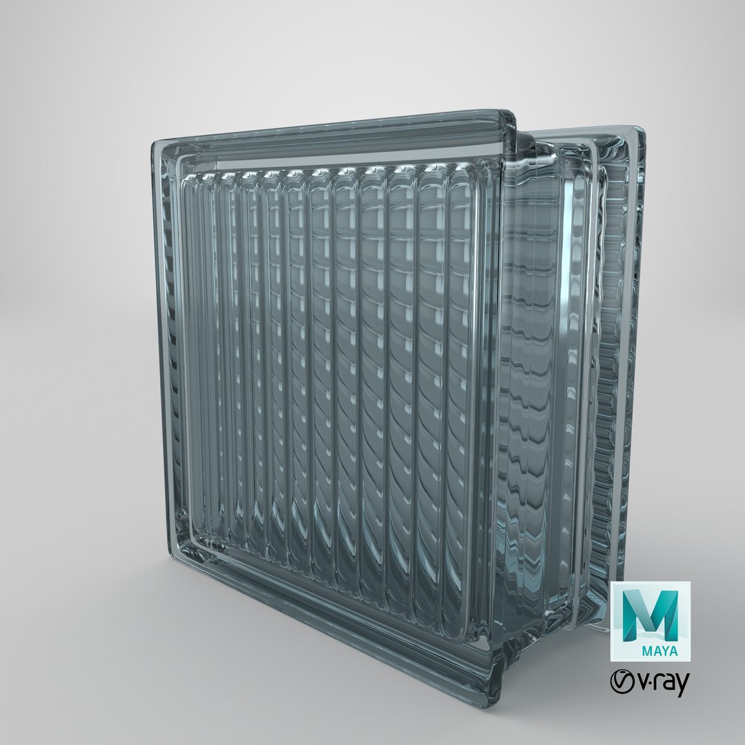 3D Glass Block 3 Model - TurboSquid 1514529