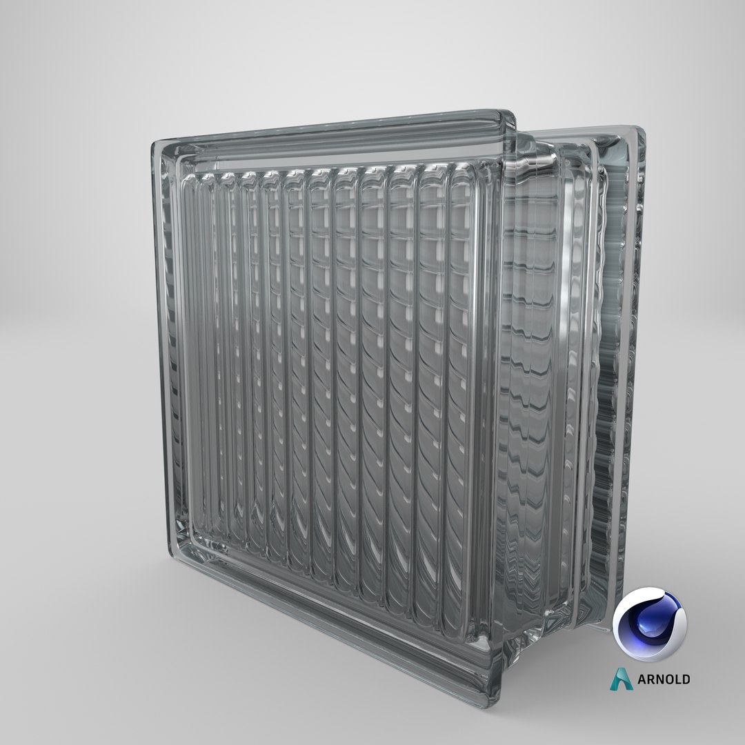 3D Glass Block 3 Model - TurboSquid 1514529