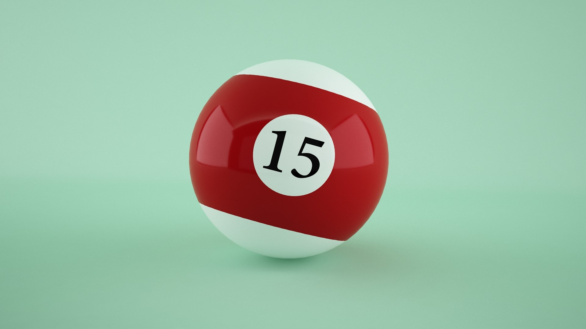 3D Billiard Pool Ball-15 American Model model - TurboSquid 1932606