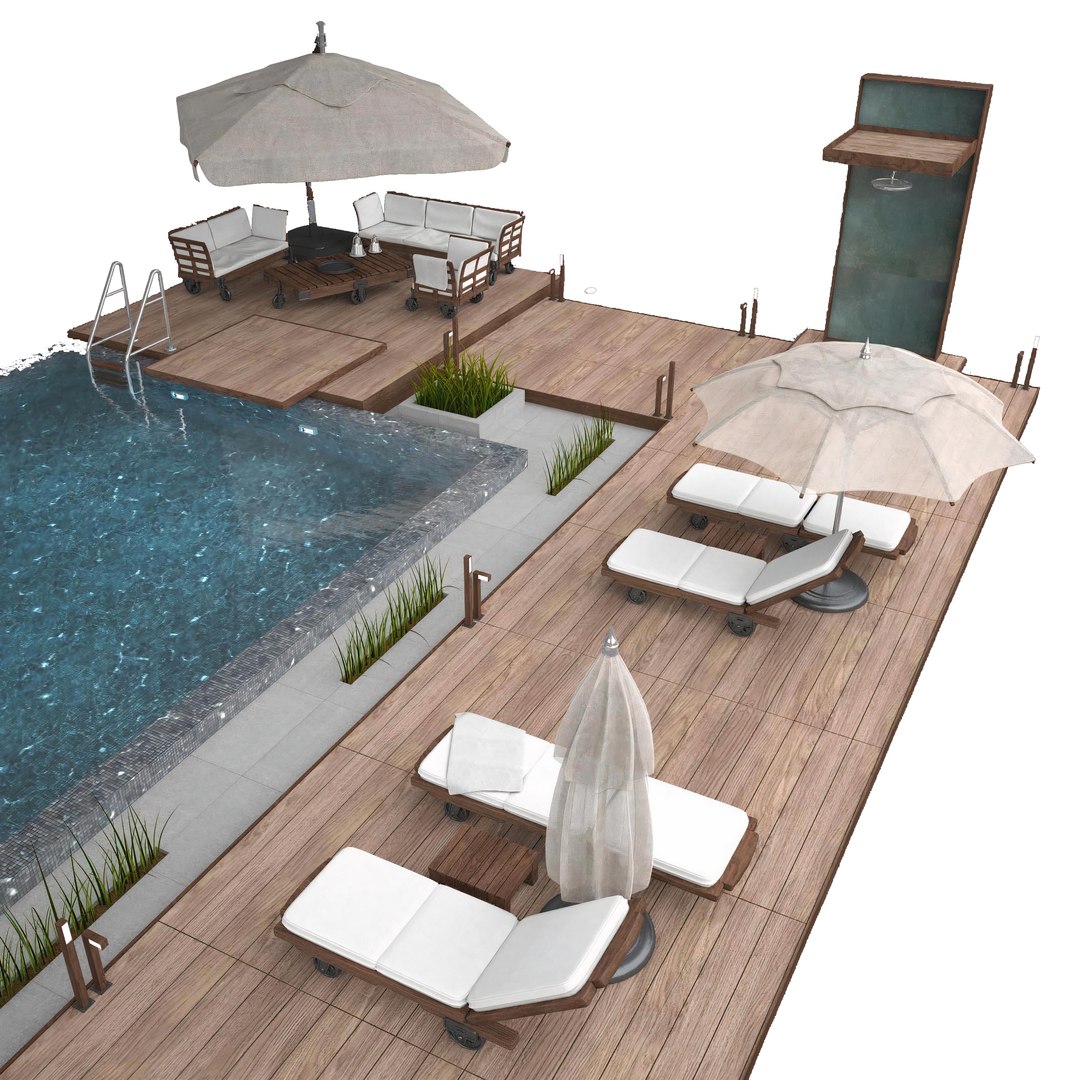 Swimming Pool Equipment 3D Model - TurboSquid 2037556